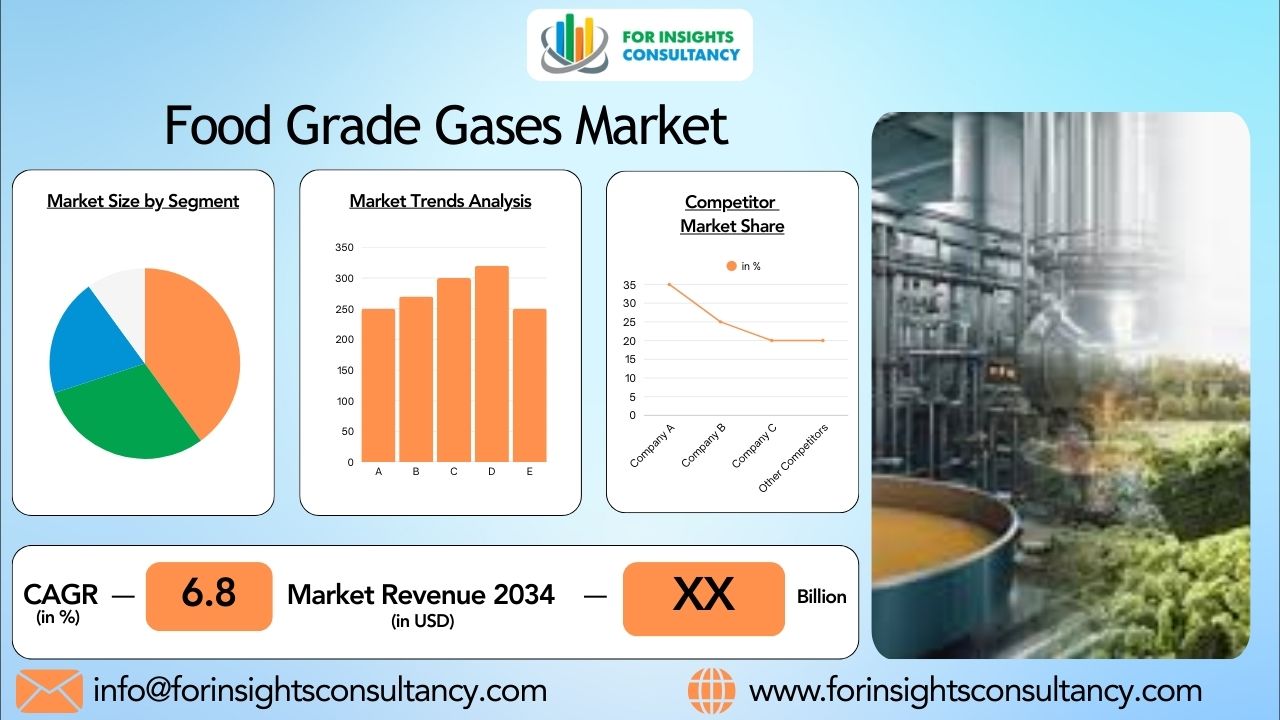 Food Grade Gases Market to Witness Growth Acceleration by 2034